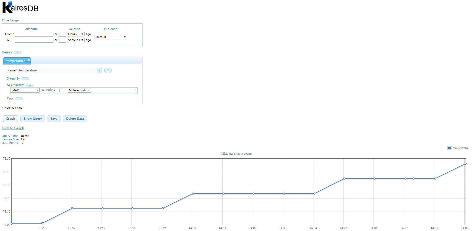 Kairosdb Querying Griddb Open Source Time Series Database For Iot 7745