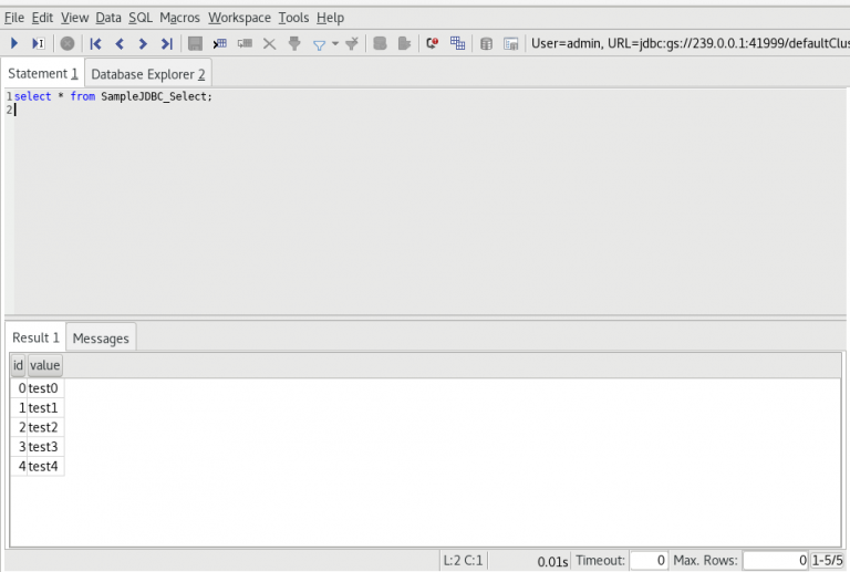Connecting To Griddb Via Jdbc With Sqlworkbenchj Griddb Open Source Time Series Database For Iot