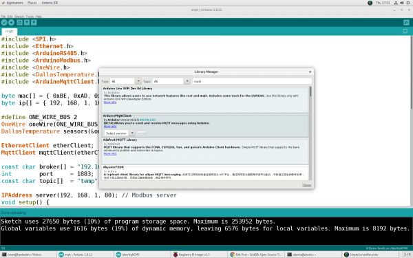 arduino-mqtt-libs | GridDB: Open Source Time Series Database for IoT