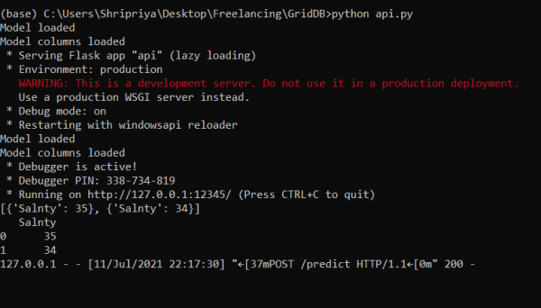 Performing Real Time Predictions Using Machine Learning Griddb And Python Griddb Open Source