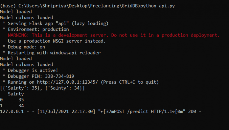 Performing Real Time Predictions Using Machine Learning Griddb And Python Griddb Open Source